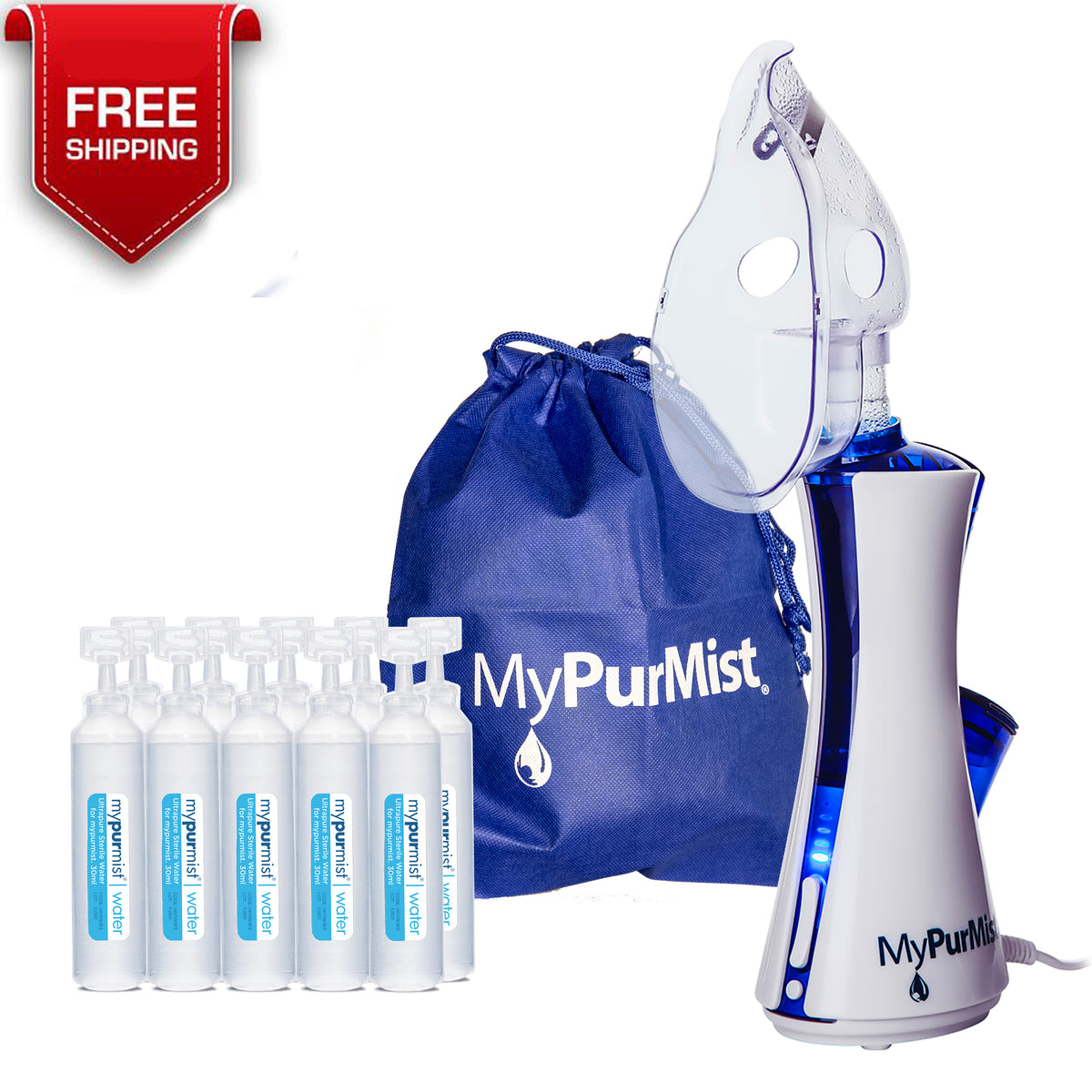 MyPurMist® Classic handheld steam inhaler / humidifier / vaporizer ...